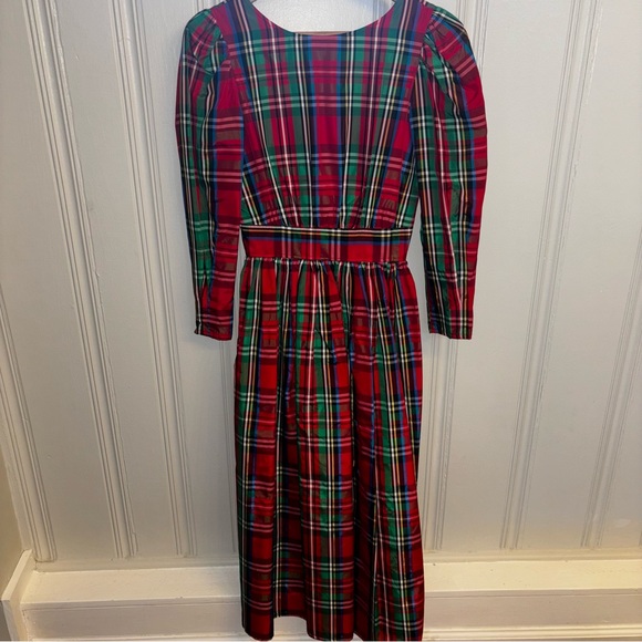 Dresses | Vintage Made In The Usa Christmas Plaid Special Holiday Dress ...